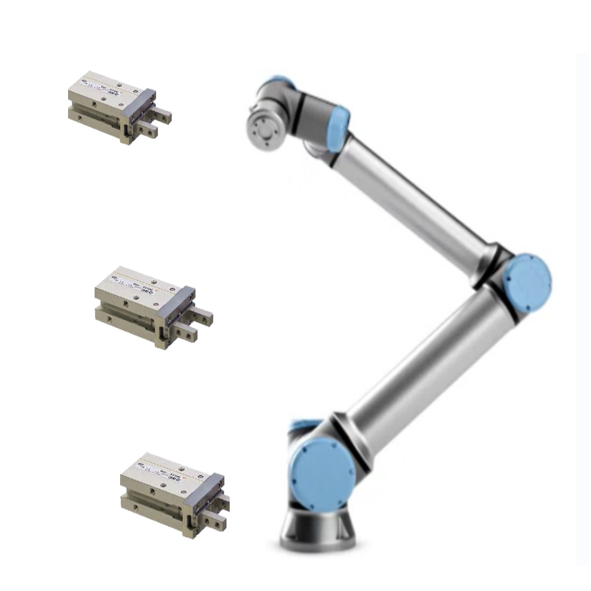 10 kg de carga útil SMC Robot Arm Gripper para 6 eixos colaborativo ...